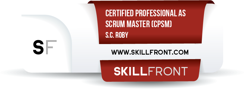 Certified Professional As Scrum Master™ (CPSM™) - Sunil Chand Roby